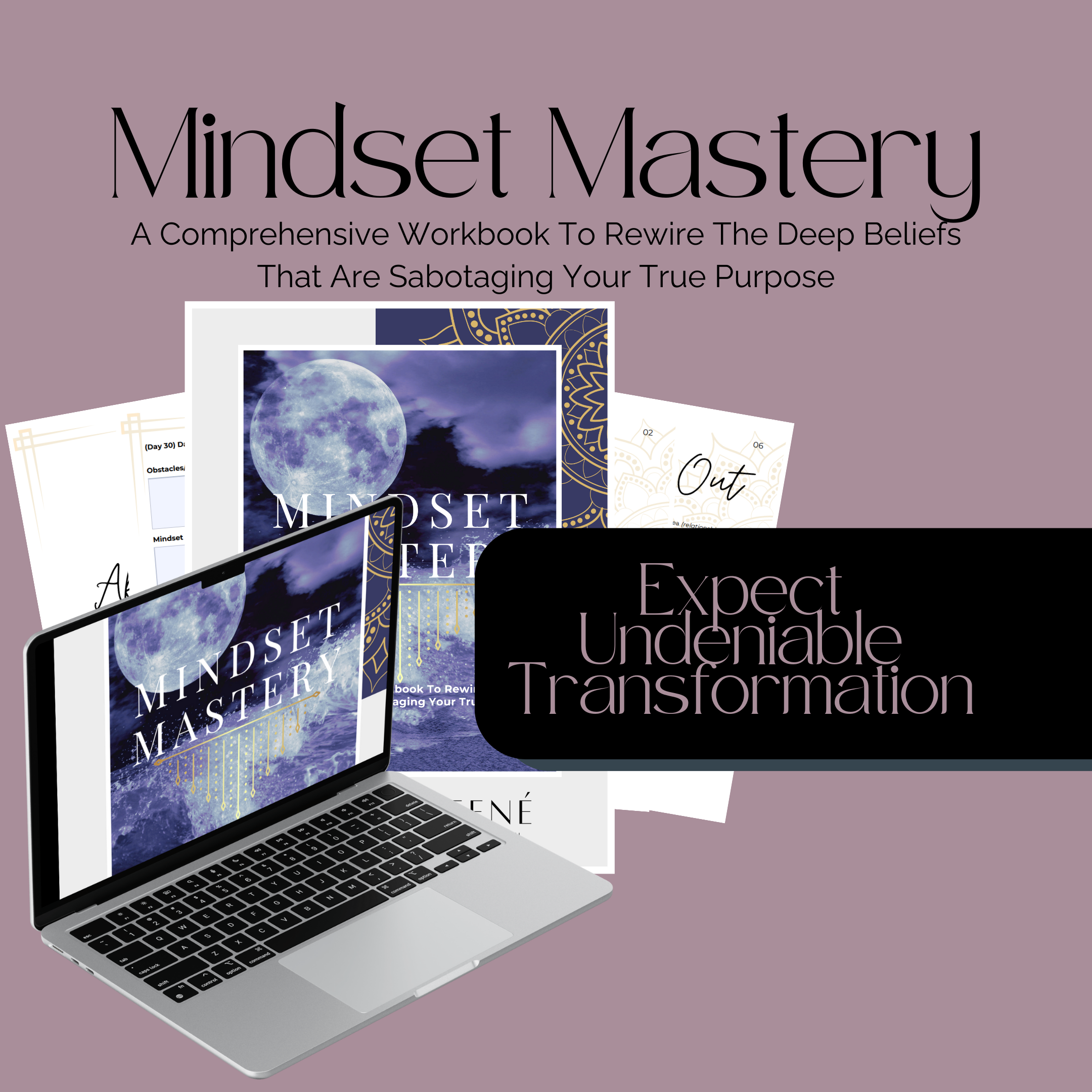 Mindset Mastery Workbook Rewire Beliefs & Align with Purpose