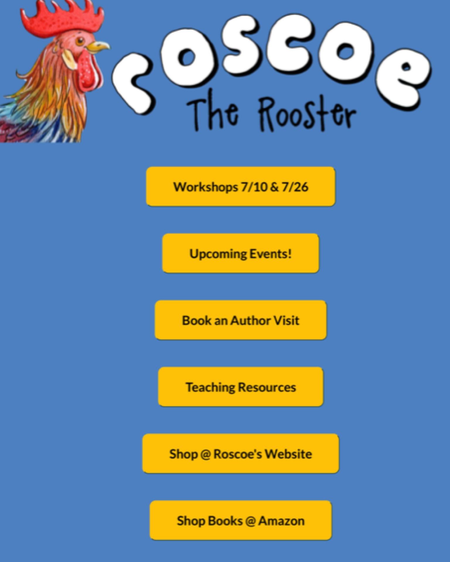 Roscoe the Rooster Info Page