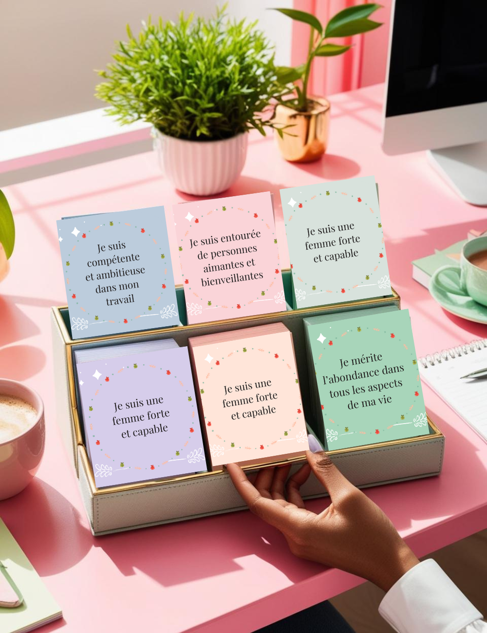 120 cartes d'affirmation positives à télécharger
