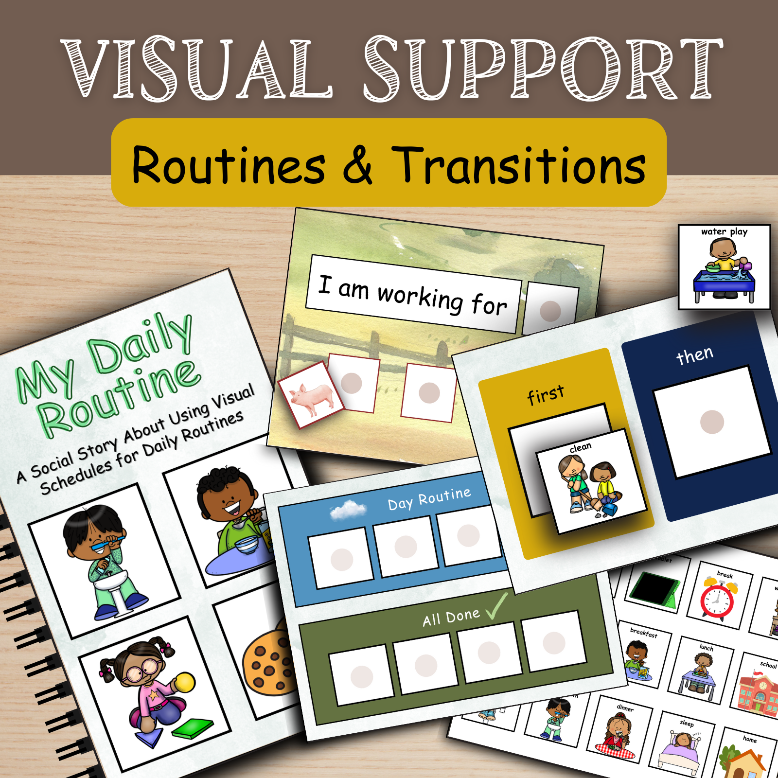 Free Visual Support Kit for Routines & Transitions
