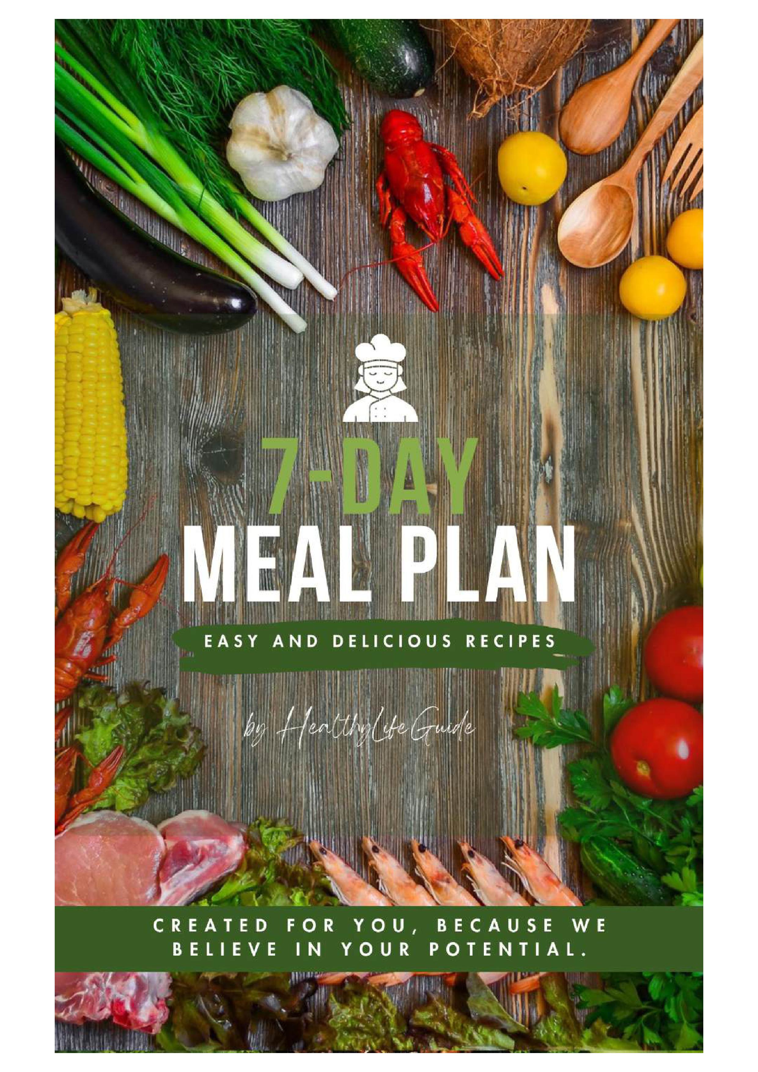 Free 7-Day Healthy Meal Plan | Delicious Recipes & Practical