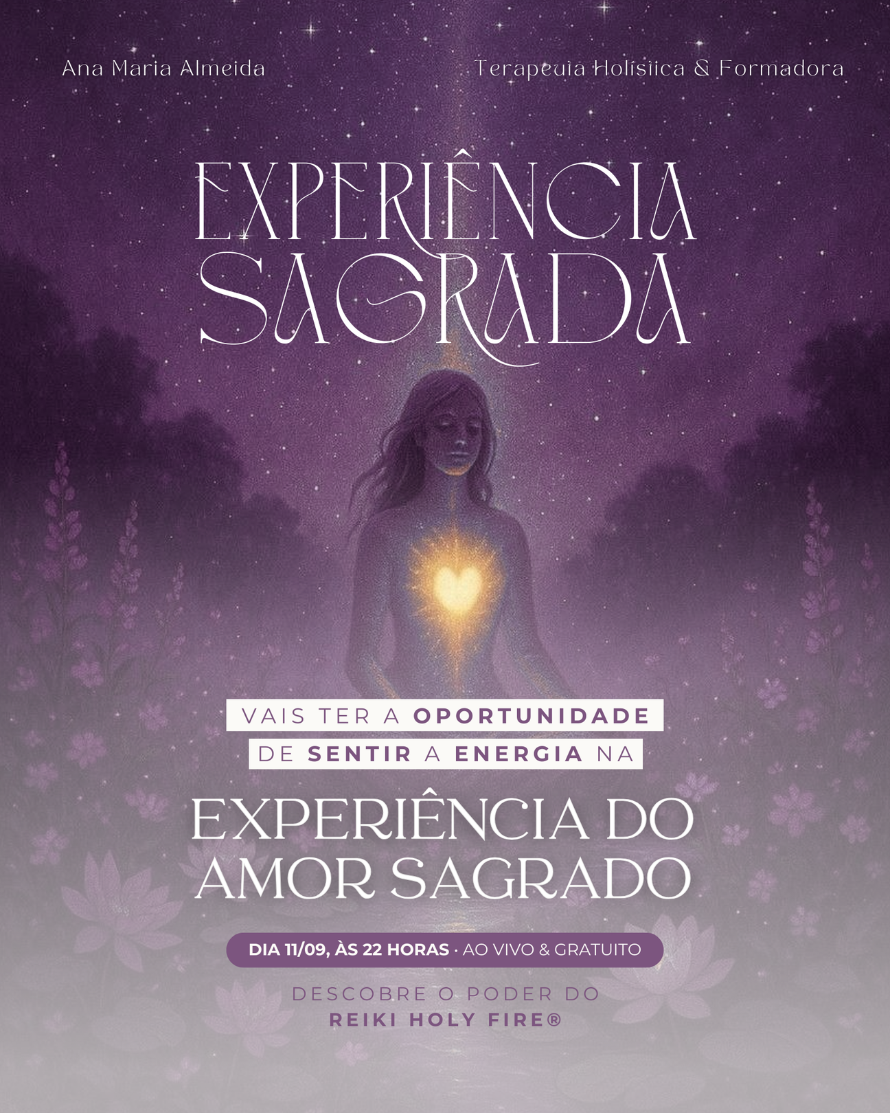 Experiência Sagrada - Ana Maria Almeida | Terapeuta