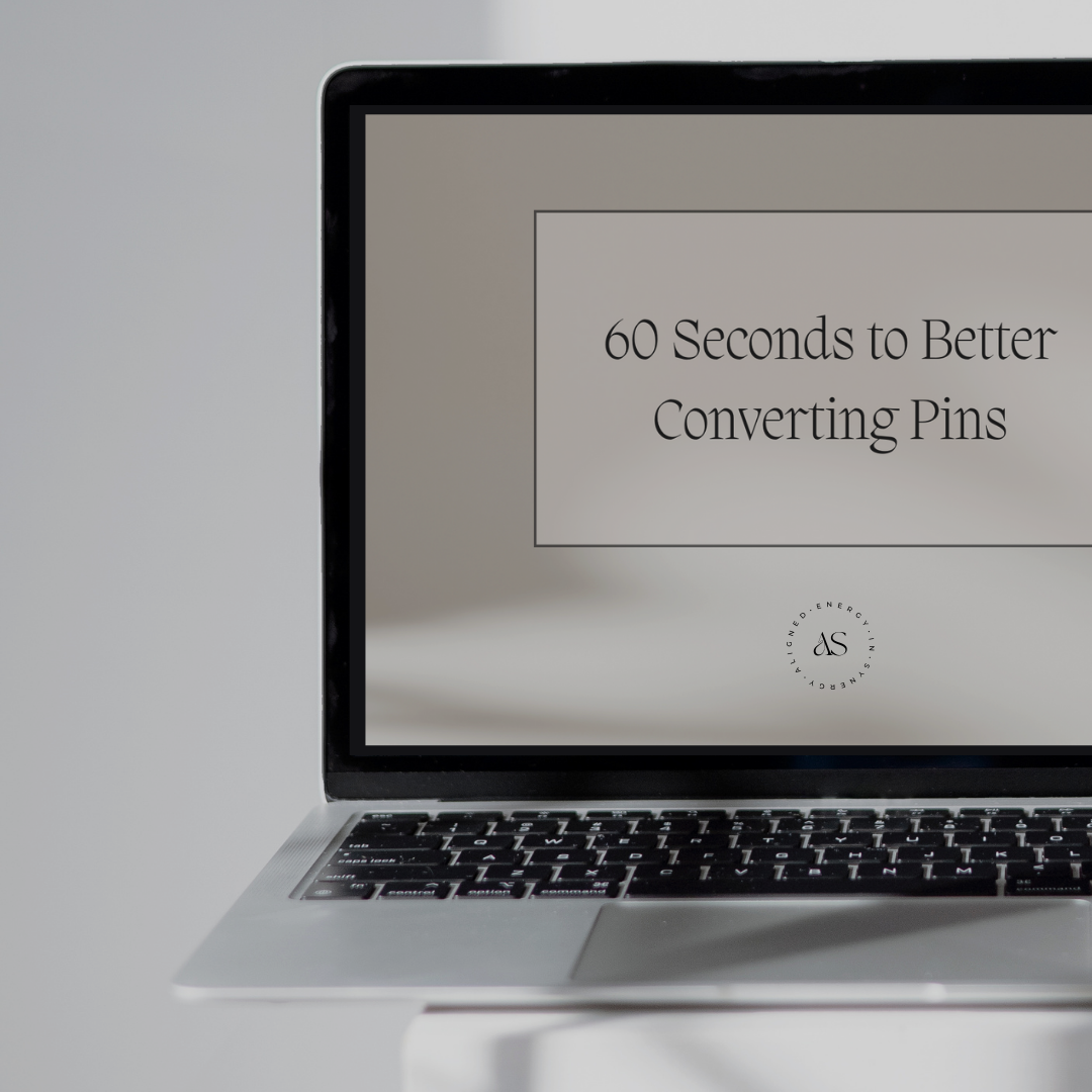 Alynergy 60 Seconds to Better Converting Pinterest Pins