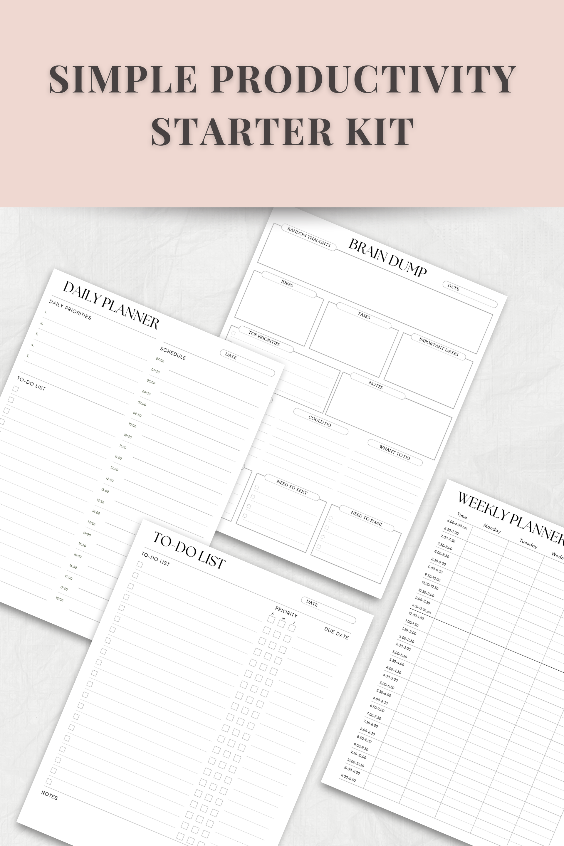 Get Free Productivity Templates for Faith-Focused Organizing