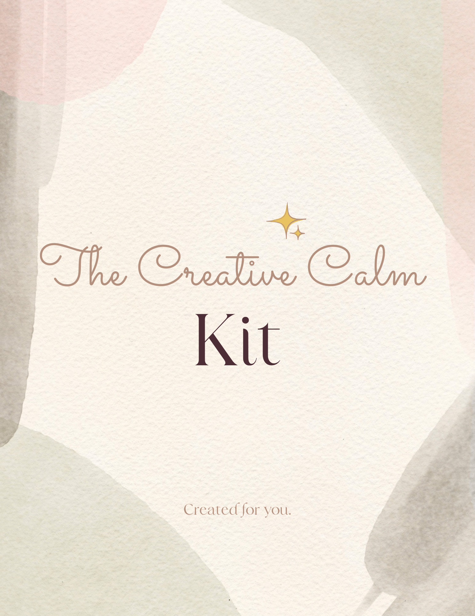 Creative Calm Kit – Free Art Wellness Guide | Nurtured Ink