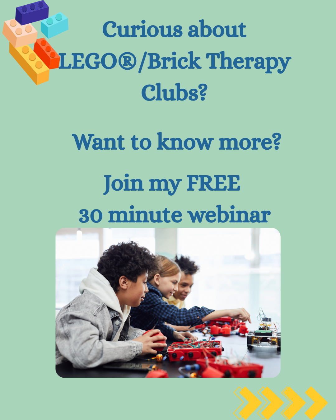 Free Lego® Brick Therapy Club Webinar