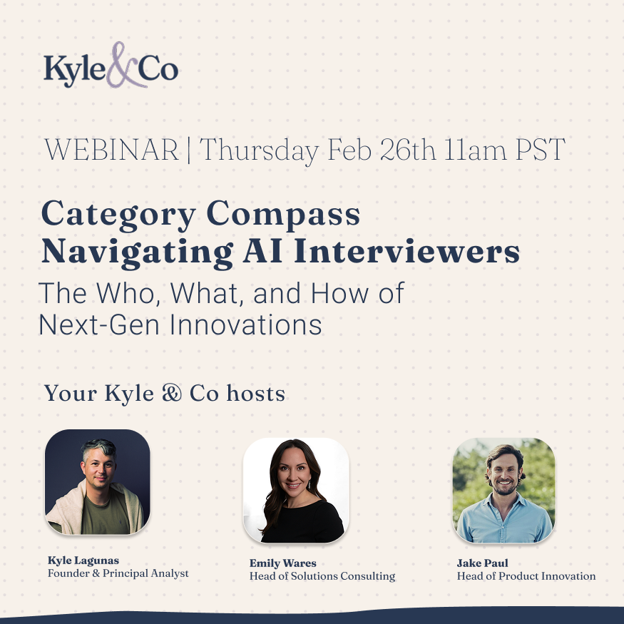 Kyle & Co | Category Compass Navigating AI Interviewers