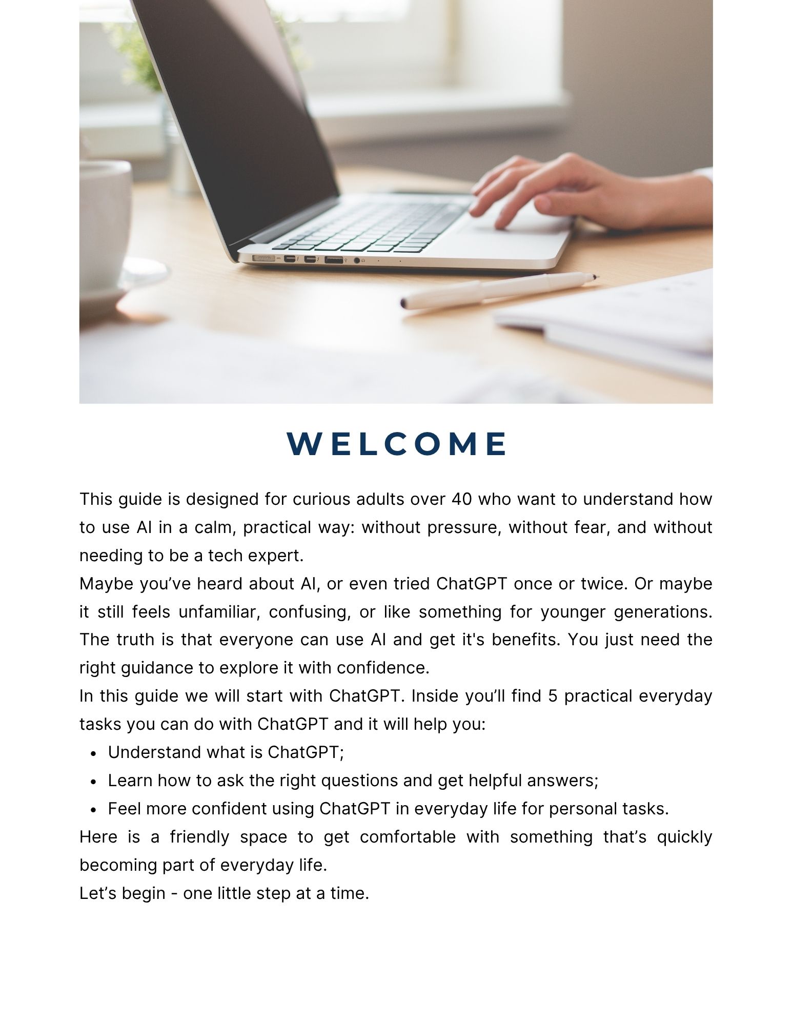 Free AI Workbook for Beginners | Explore AI Without Fear