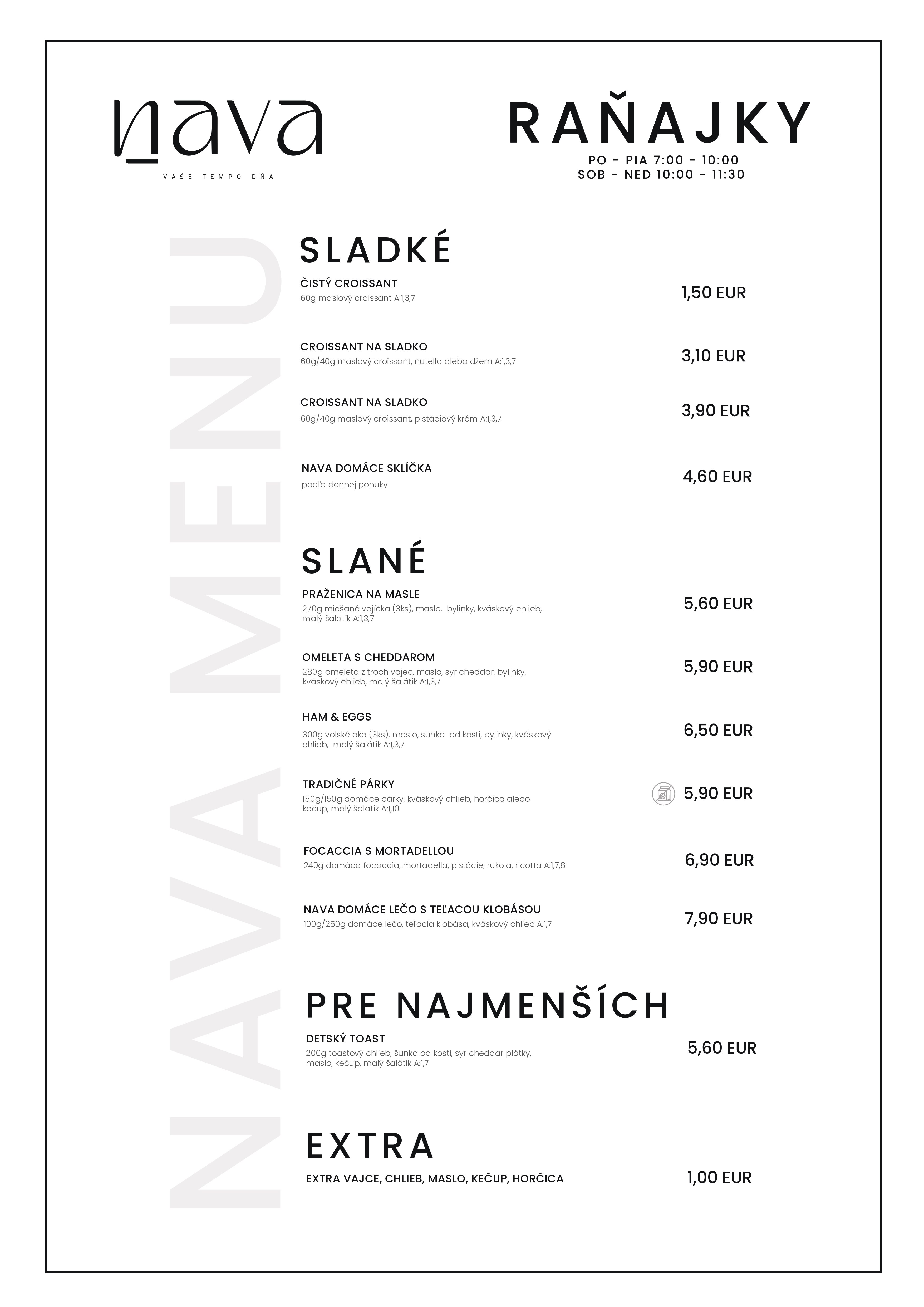 NAVA Košice | Kuchyňa a bar, ktoré ladia s vašim tempom dňa