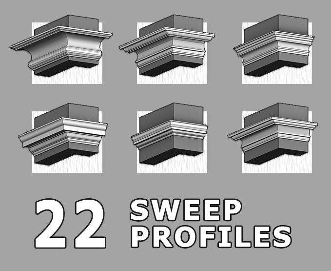 2 Ways To Create Revit Wall Sweeps with 22 Profiles Mashyo