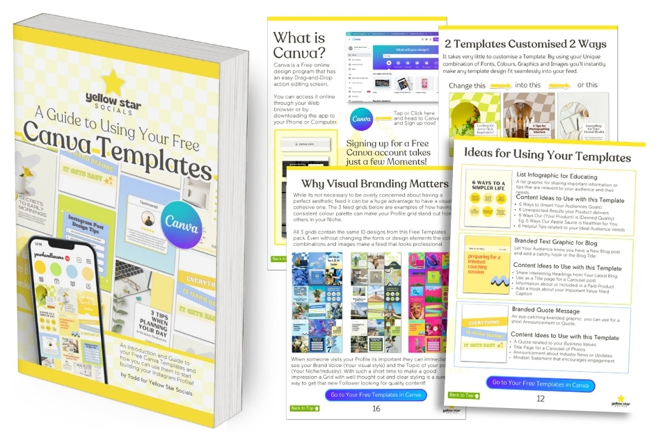 Get 10 Free Canva Templates for Social Media