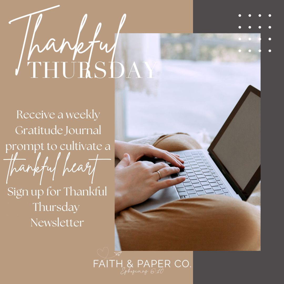 Thankful Thursday Newsletter