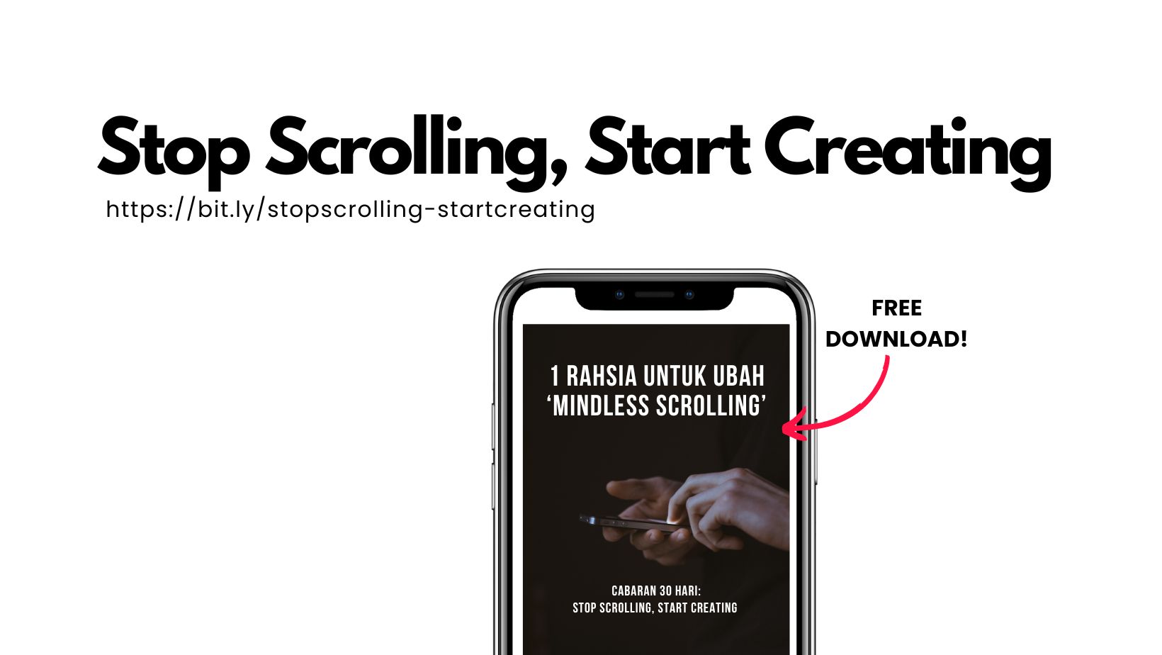 Stop Scrolling Start Creating
