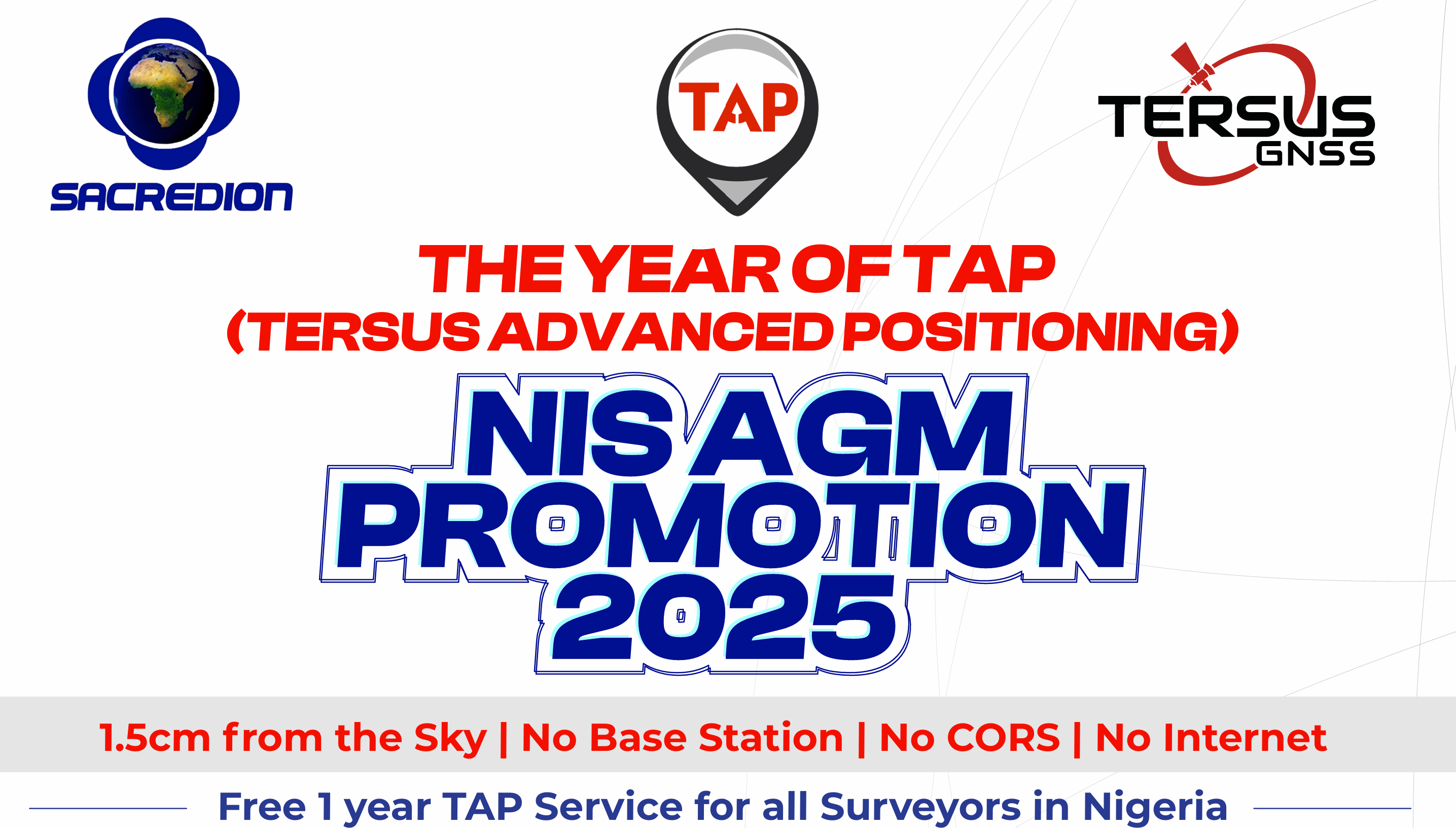 Sacredion AGM 2025 Free TAP for Surveyors - The Year of TAP