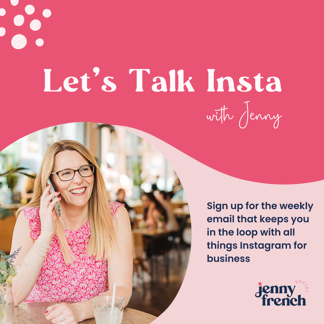 Let's Talk Insta weekly email
