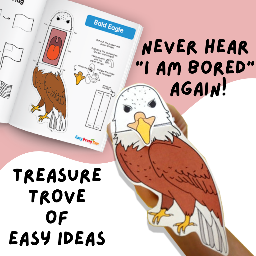 4th Of July Crafts for Kids Free Printable Activity e-Book