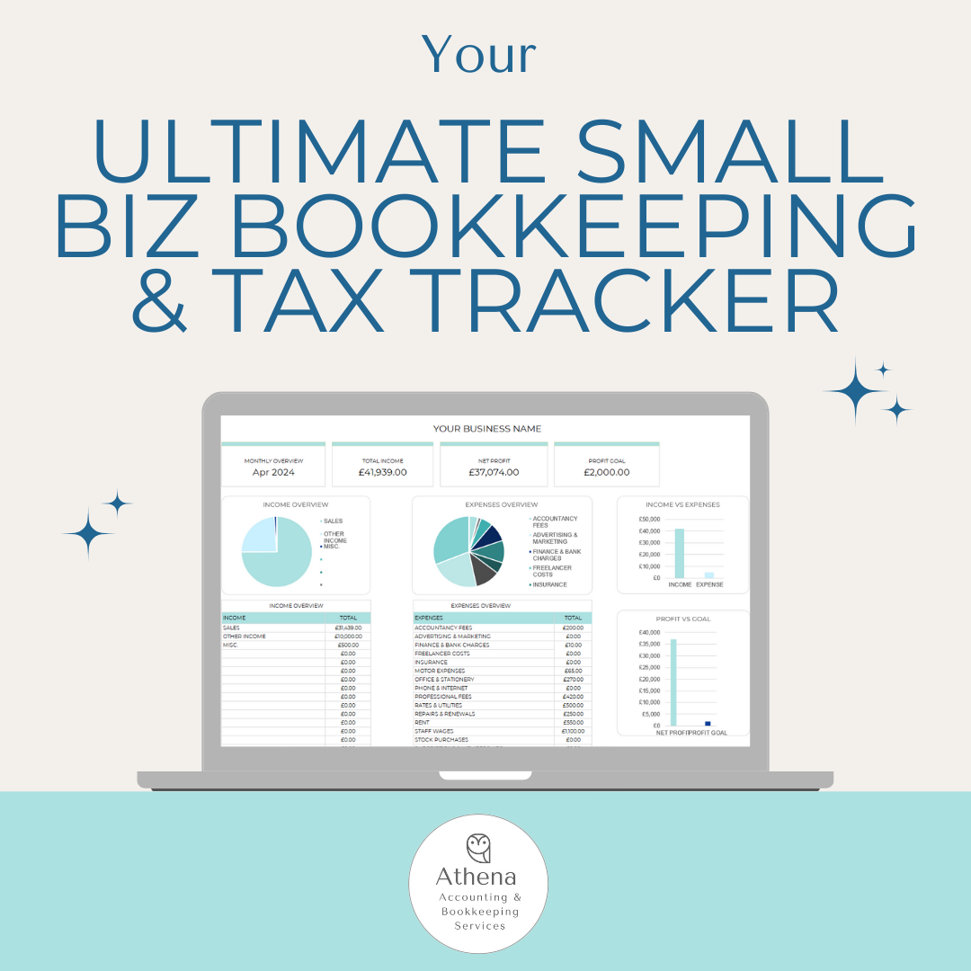 Ultimate Small Biz Bookkeeping & Tax Tracker