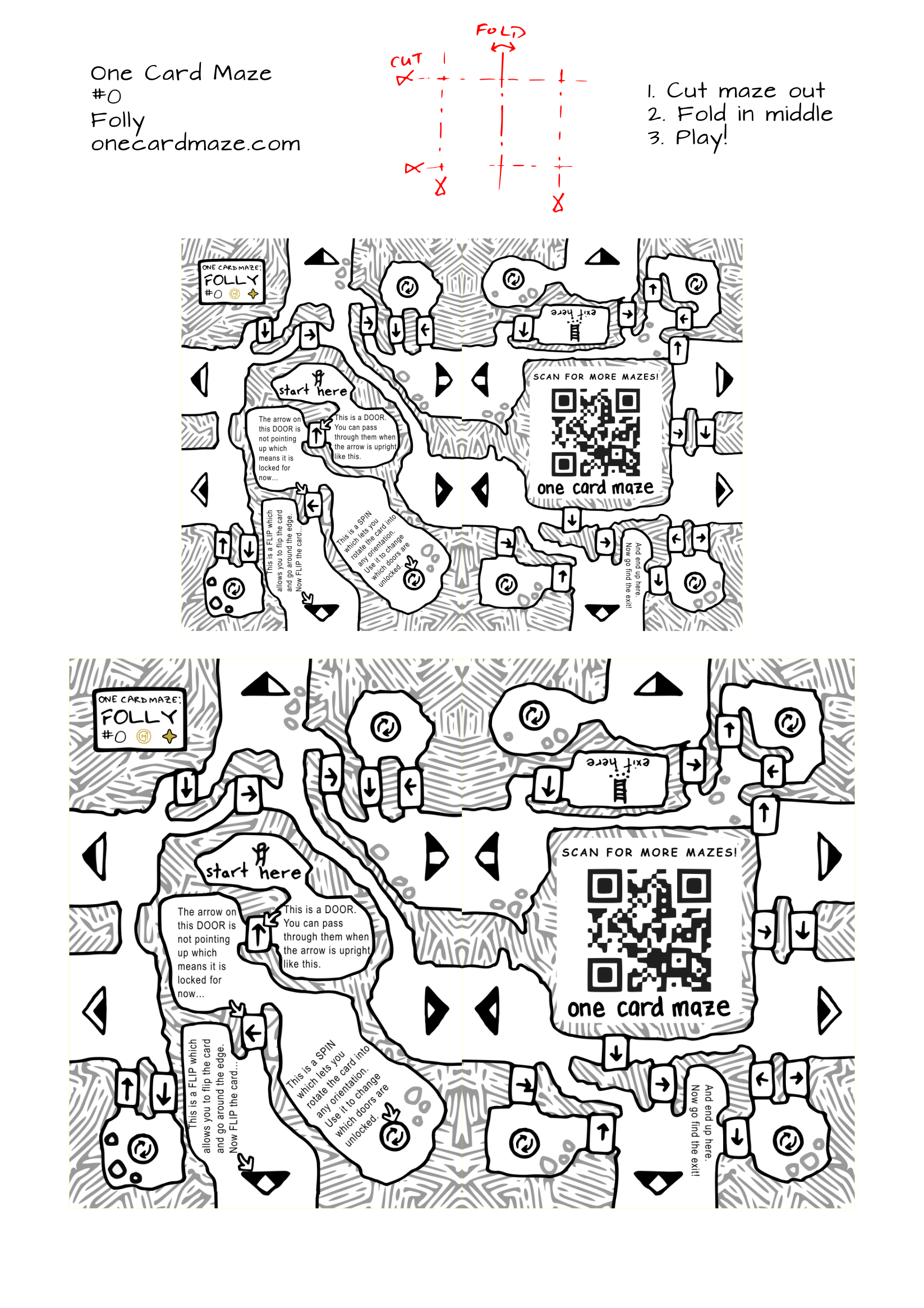 One Card Maze