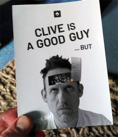 Get on the Clive is a Good Guy Group Email List