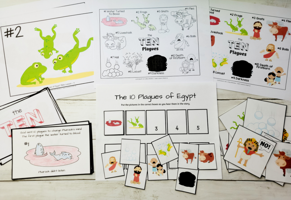 Moses and the Ten Plagues Bible Lesson and Activities - Joyful Lessons