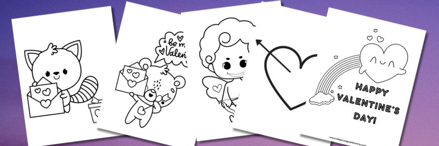 Cute Valentine's Day Coloring Pages for Kids: Download for FREE ...