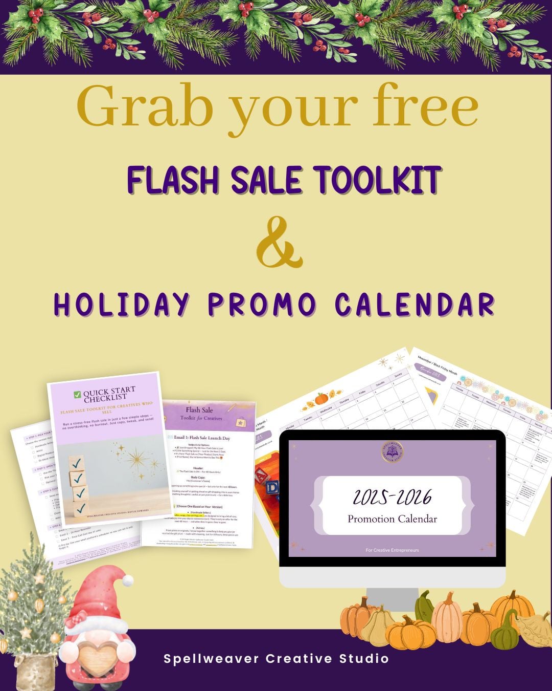 Holiday Promo Calendar & Flash Sale Toolkit for Creatives