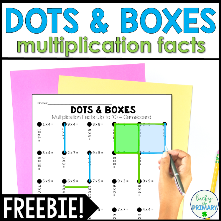 3rd 4th 5th Grade Math Game Multiplication Fact Fluency