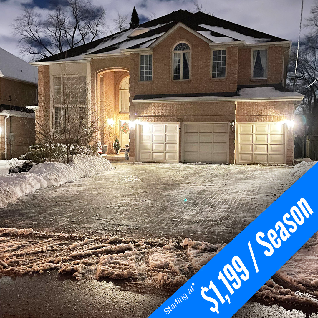 Residential Snow Removal | Oakville & Mississauga FROM $749