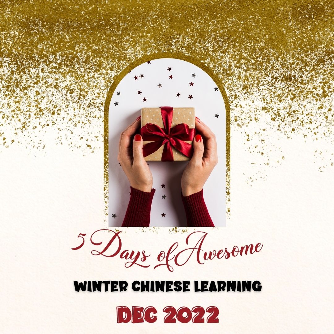 Awesome Chinese Winter Learning Flashcards