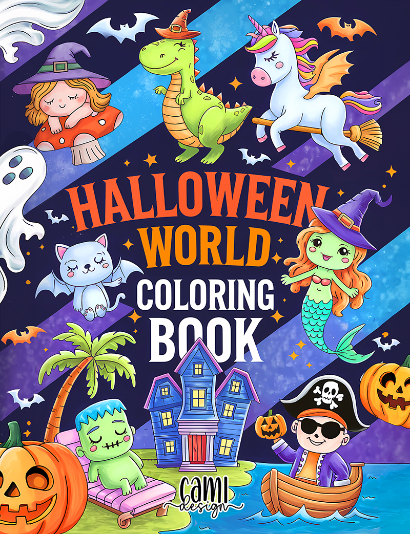Coloring books Halloween FREEBIES