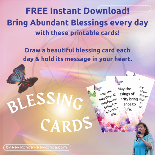 FREE Printable Blessing Cards by Rev Ronda Del Boccio