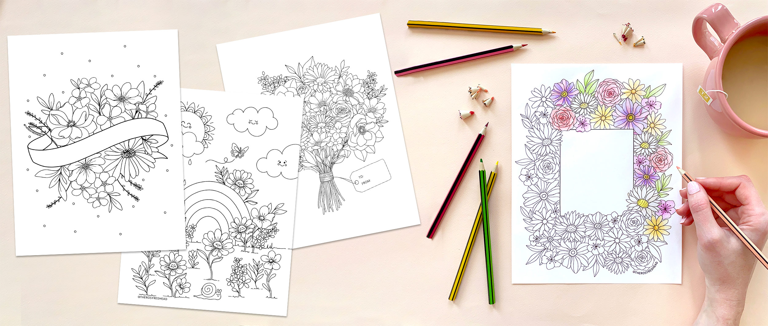 The Rosy Redhead Free Coloring Pages For Fun