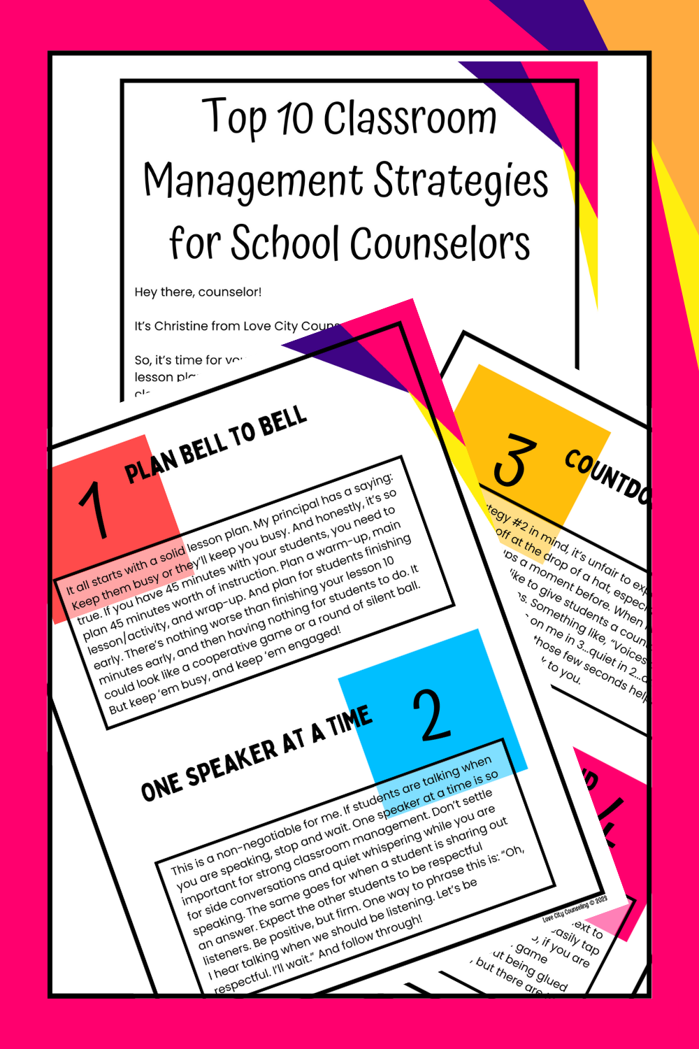 Top 10 Classroom Management Tips for School Counselors