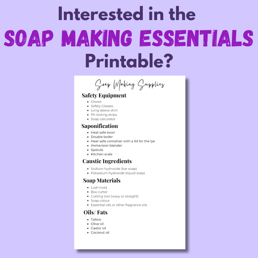 Soap Making Materials- An Ultra Informative Guide - Calm Active Homestead