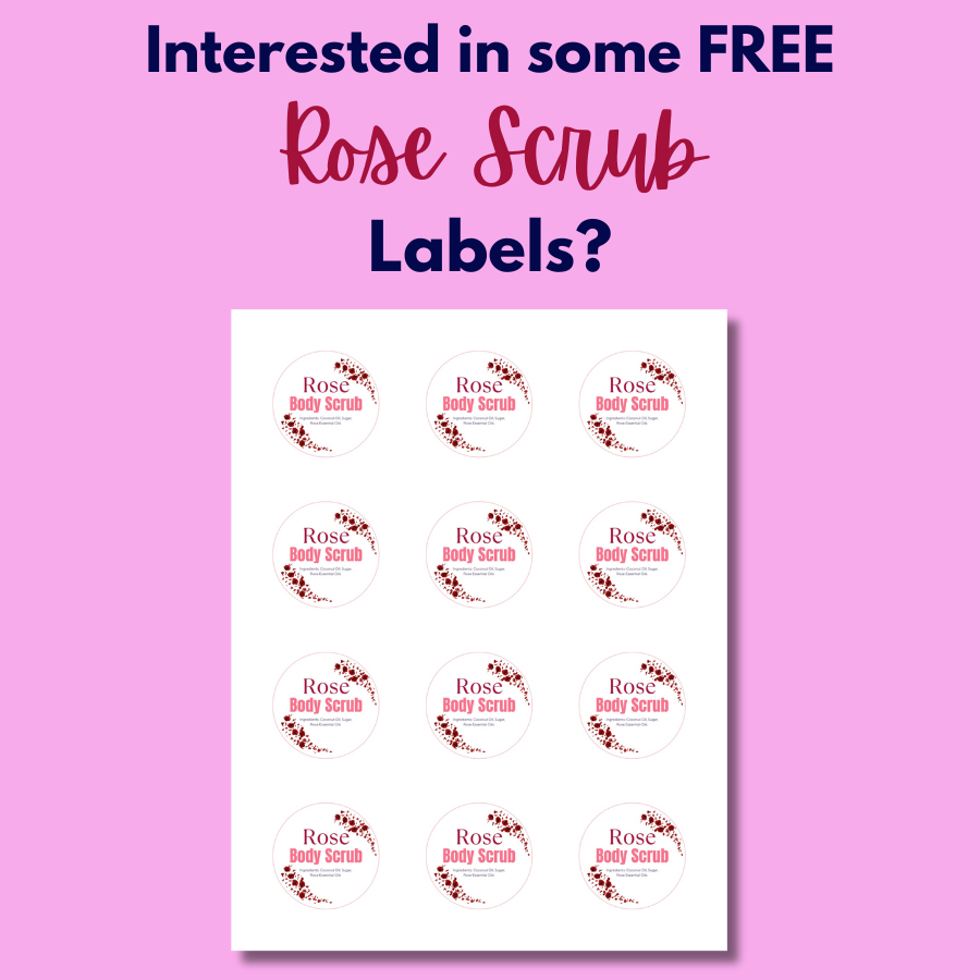 Rose Sugar Scrub- A Gentle Recipe for Self Care - Calm Active Homestead