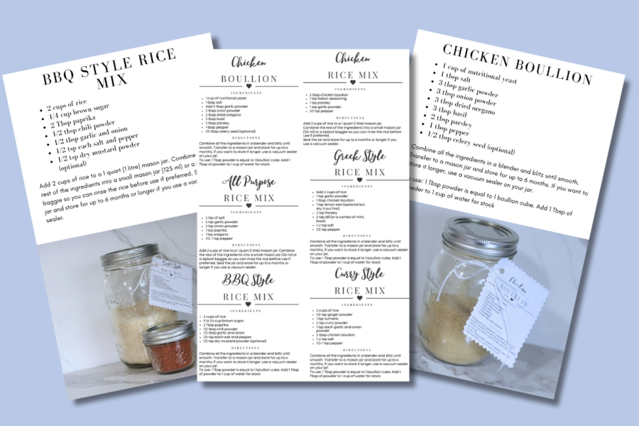 Easy Rice Mixes From Scratch - Calm Active Homestead