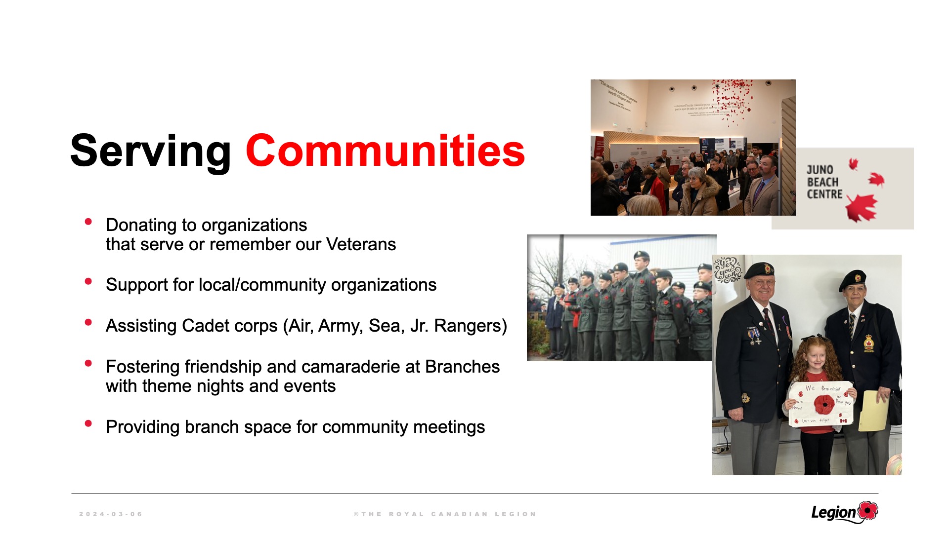 Legion Branch 641 Barrhaven Newsletters