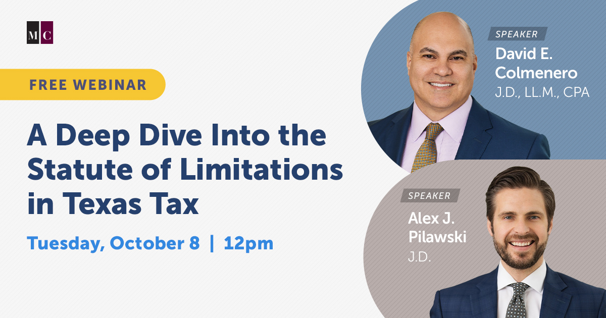 Meadows Collier Free Monthly Webinar