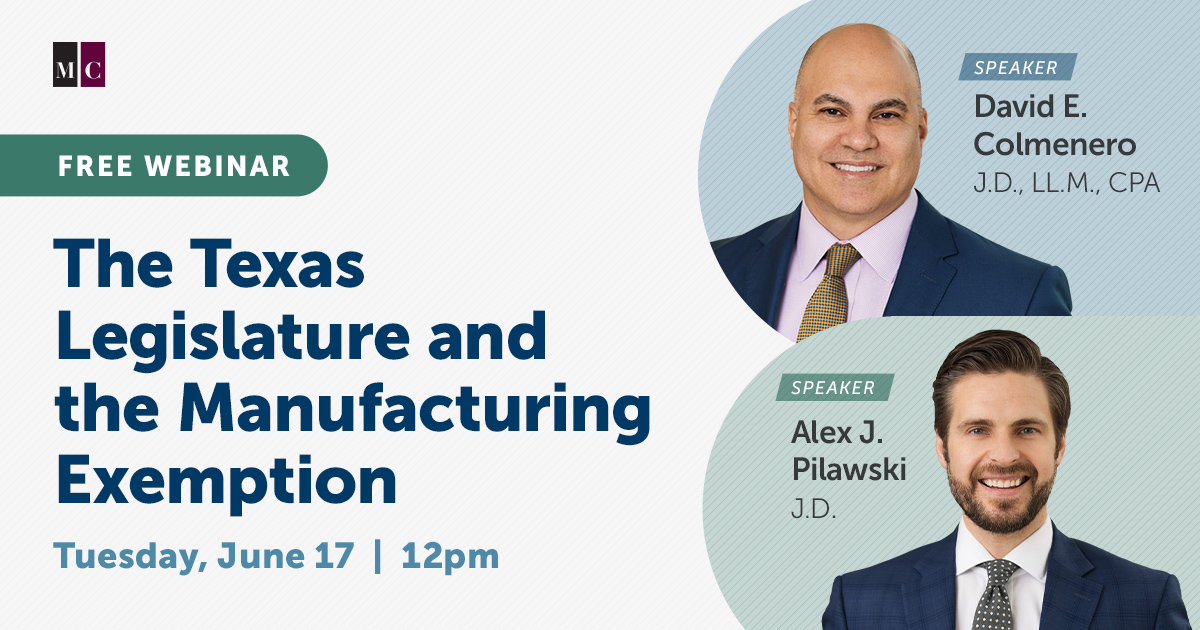 Meadows Collier Free Monthly Webinar