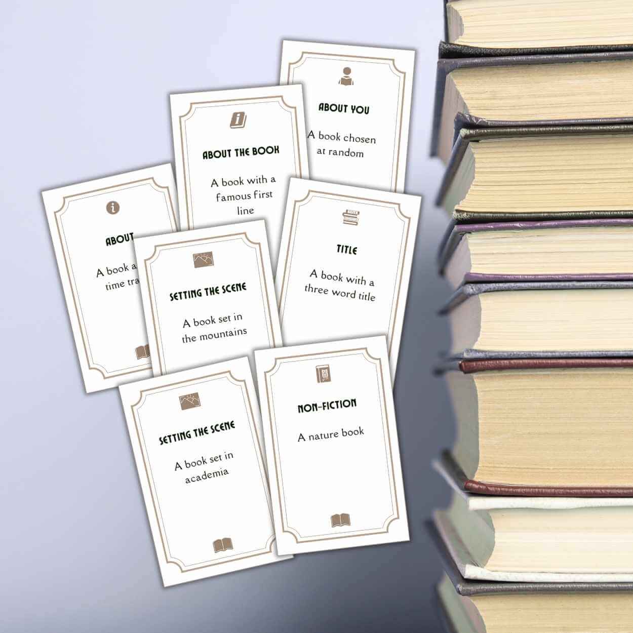 Free Reading Challenge Card Pack with Email Signup!