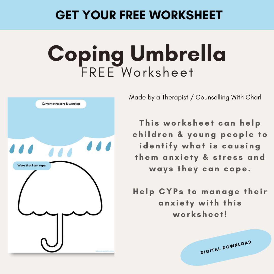 Free Stress/Anxiety Worksheet for Children and Teens