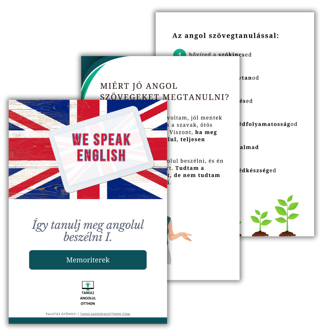 Így tanulj meg angolul beszélni memoriterekkel