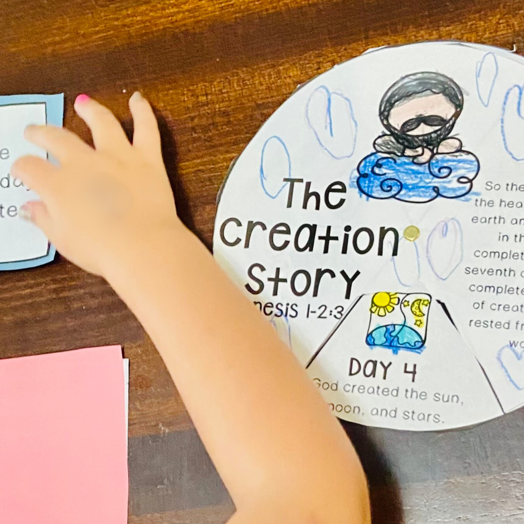 Creation Story Wheel Craft Freebie!