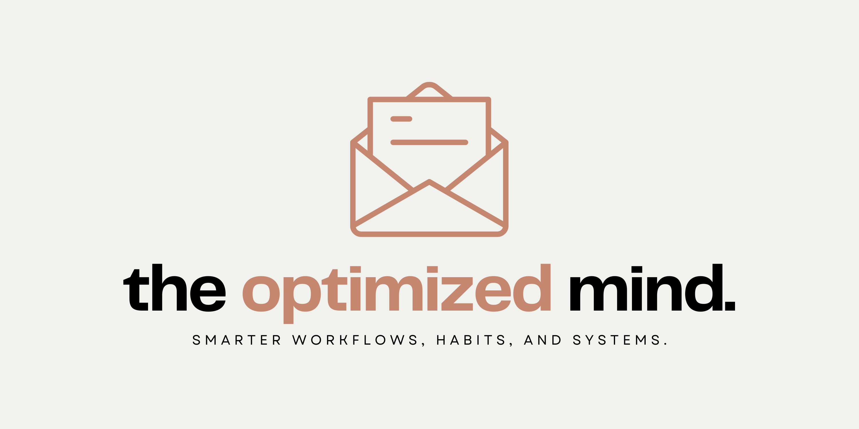The Optimized Mind by Systems with Erika