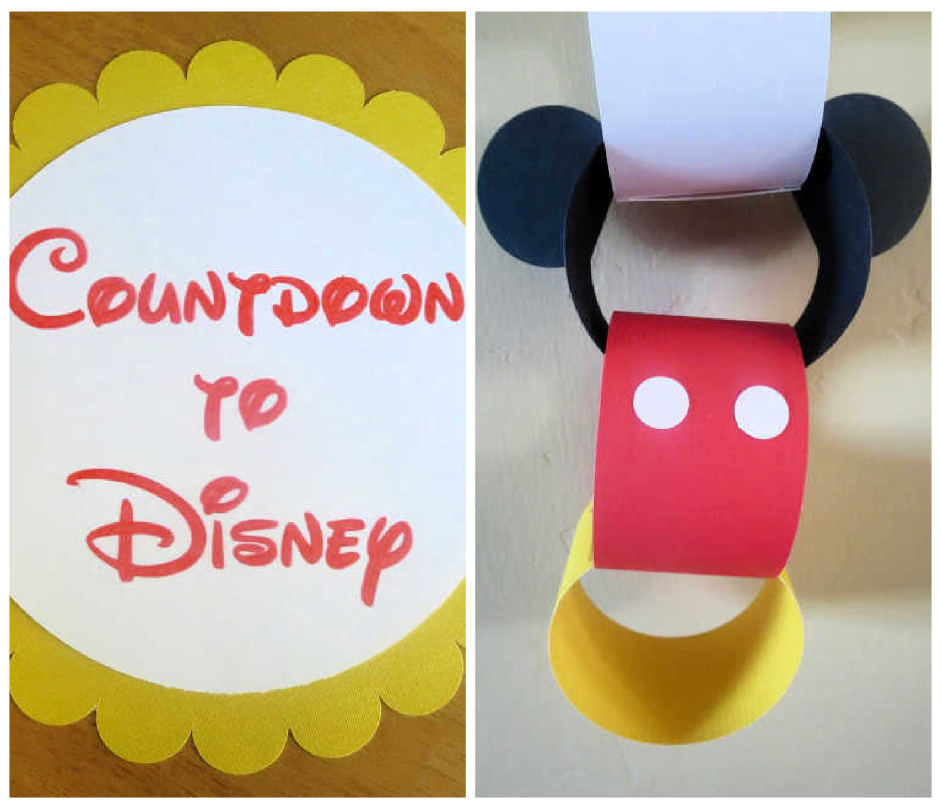 Disney Countdown Chain - Sunshine and Munchkins