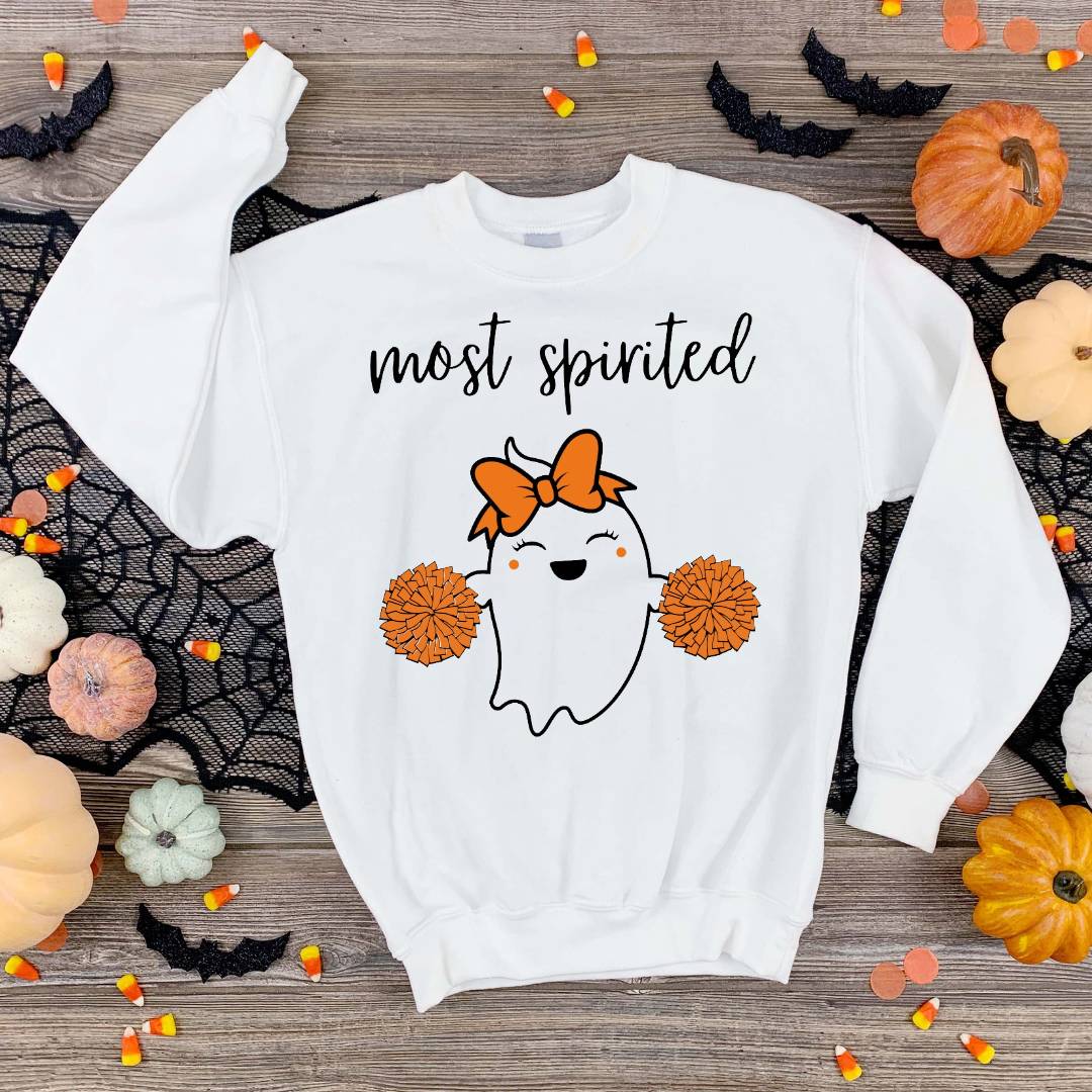 Most Spirited Cheerleader Ghost SVG - Sunshine and Munchkins