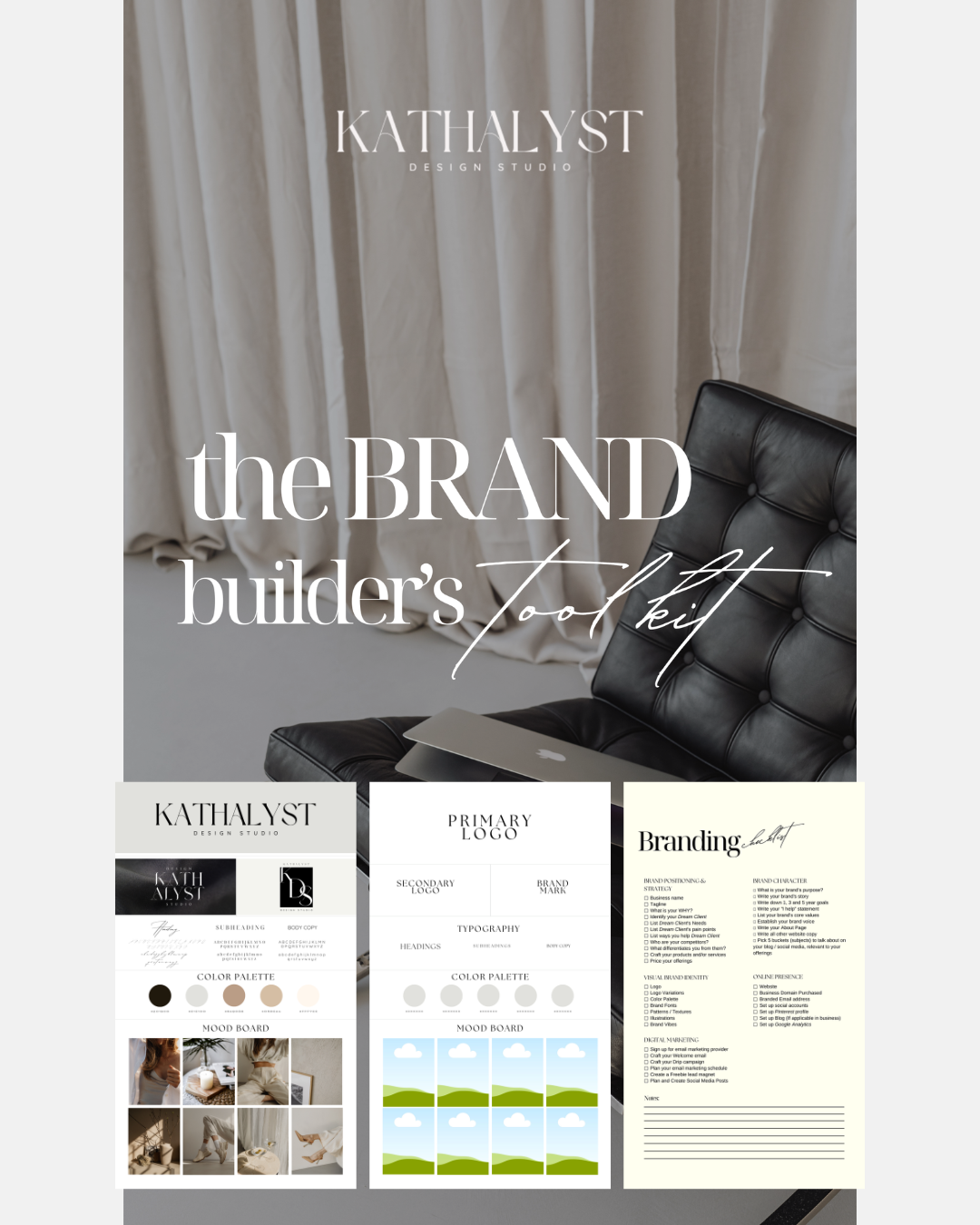 FREE Canva Brand Identity Board Template + Checklist