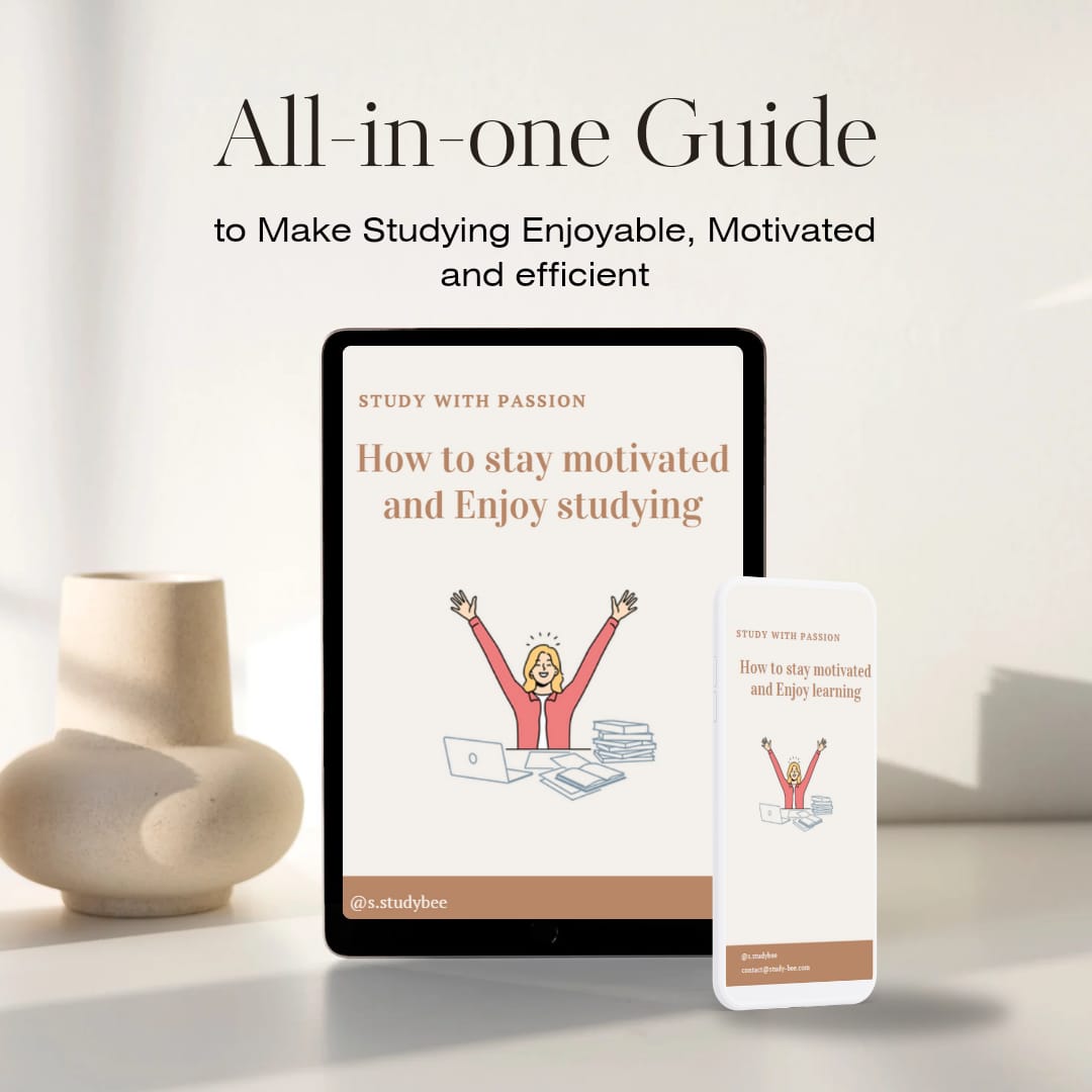 all-in-one guide on how to start enjoying your studies